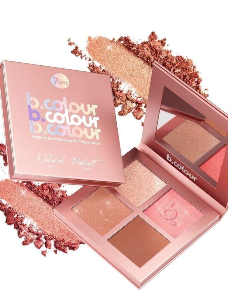 Палетка для макияжа лица 7 Days B.Colour Hyper Glow | Отзывы покупателей
