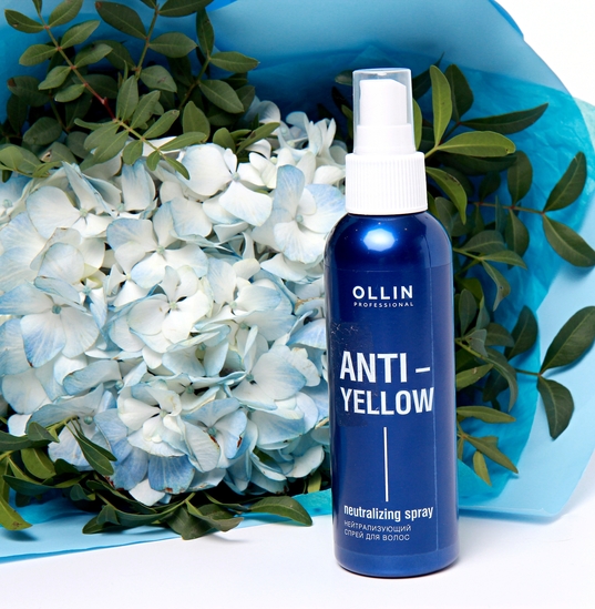 Ollin Professional Anti-yellow neutralizing spray нейтрализующий спрей ...