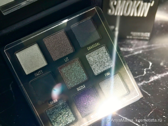 Малышка на миллион? Палетка теней для век Makeup Obsession Smokin ...