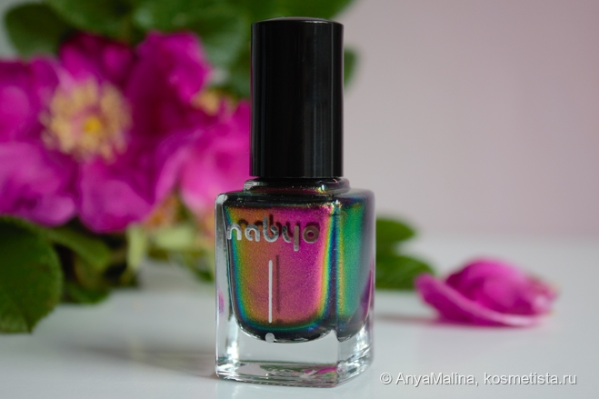 Лимитка мультихром из премиальной линейки Nabyo, лак для ногтей Телефон раскладушка 4008 ...