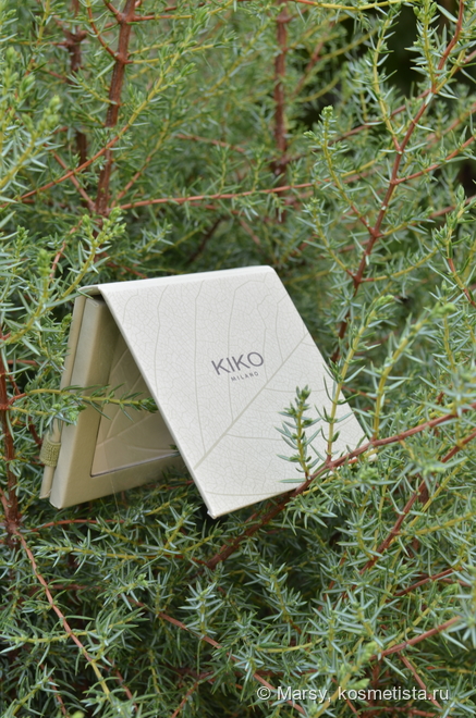Совершенствующая и закрепляющая компактная пудра для жирной кожи Kiko ...