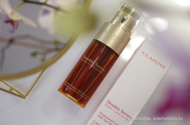 Комплексная омолаживающая двойная сыворотка Double Serum Clarins ...