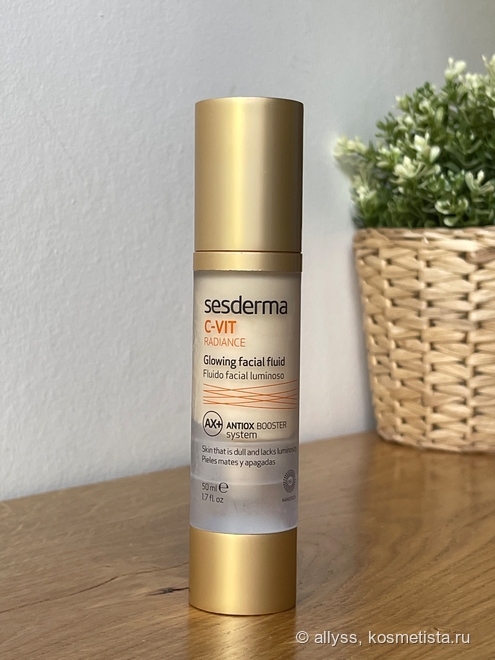 Комфортнейший C-VIT radiance glowing facial fluid Sesderma | Отзывы ...