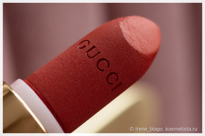 Gucci Rouge a Levres mat #505 Janet Rust | Отзывы покупателей | Косметиста