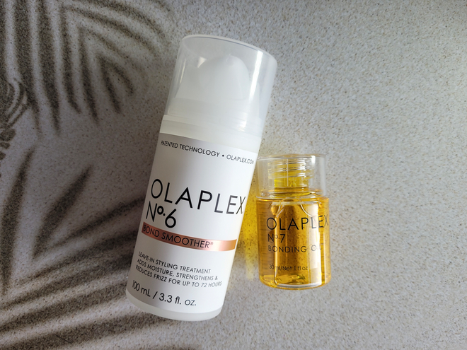 Дуэт для блеска волос: несмываемое средство Olaplex №6 и масло Olaplex ...