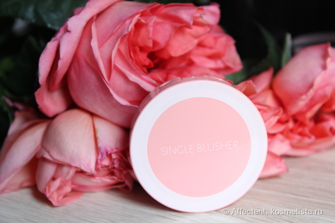 Корейские румяна The Saem Saemmul Single Blusher в оттенке PK09 Pastel ...