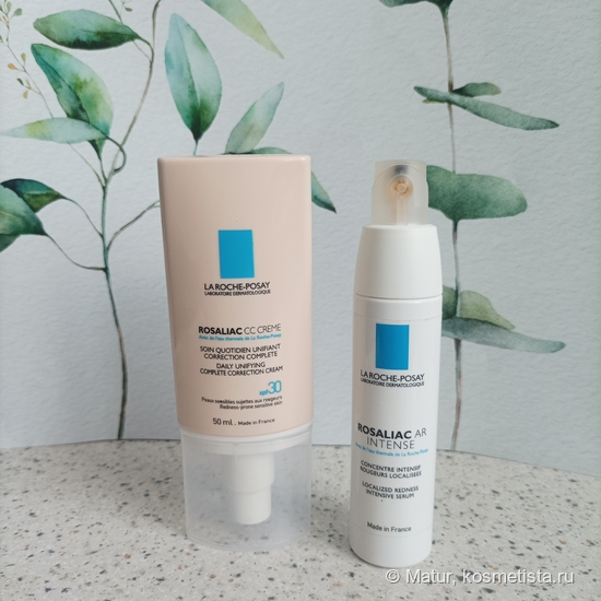 La Roche Posay Rosaliac AR Intense и CC Cream La Roche Posay Rosaliac ...