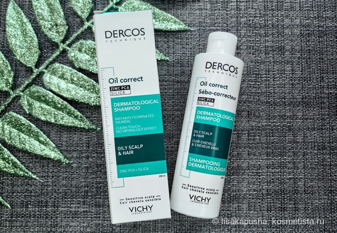 Знакомство: Vichy Dercos Oil Correct Dermatological Shampoo | Отзывы ...